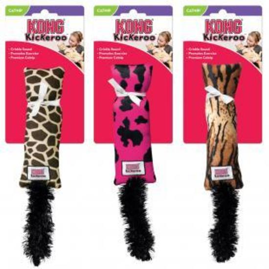 KONG Cat Toys - Interactive Kickeroo Pattern 1 Cat Toys