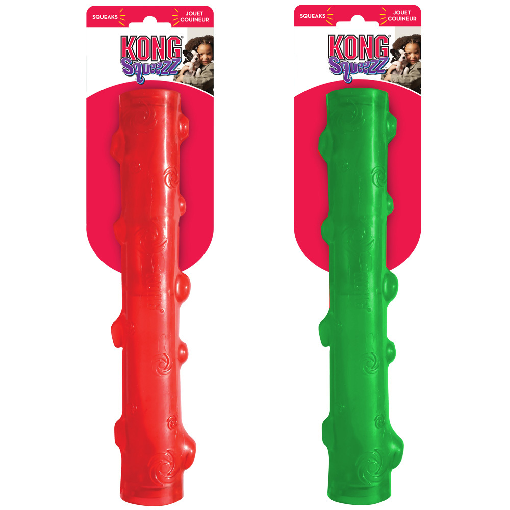 KONG Squeezz Medium Stick Dog Toy