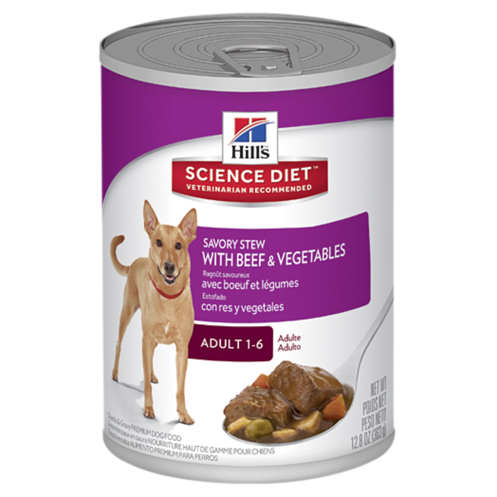 Hills Science Diet Canine Adult Savory Stew with Beef & Vegetables