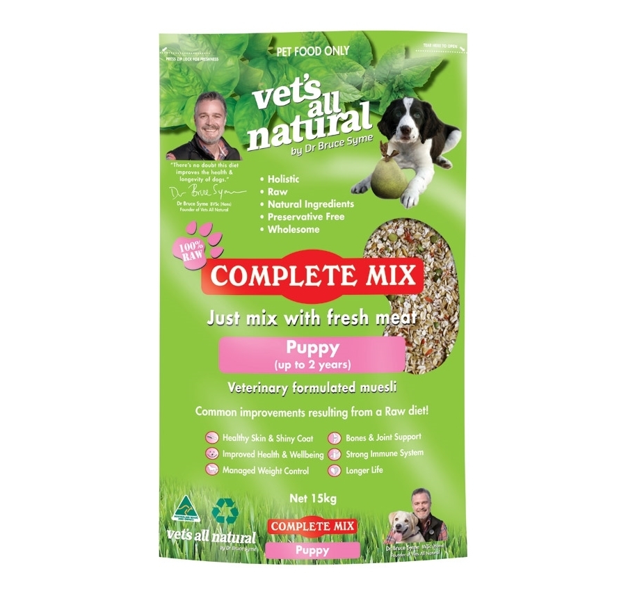 Vets All Natural Complete Mix Muesli for Puppies - 15kg