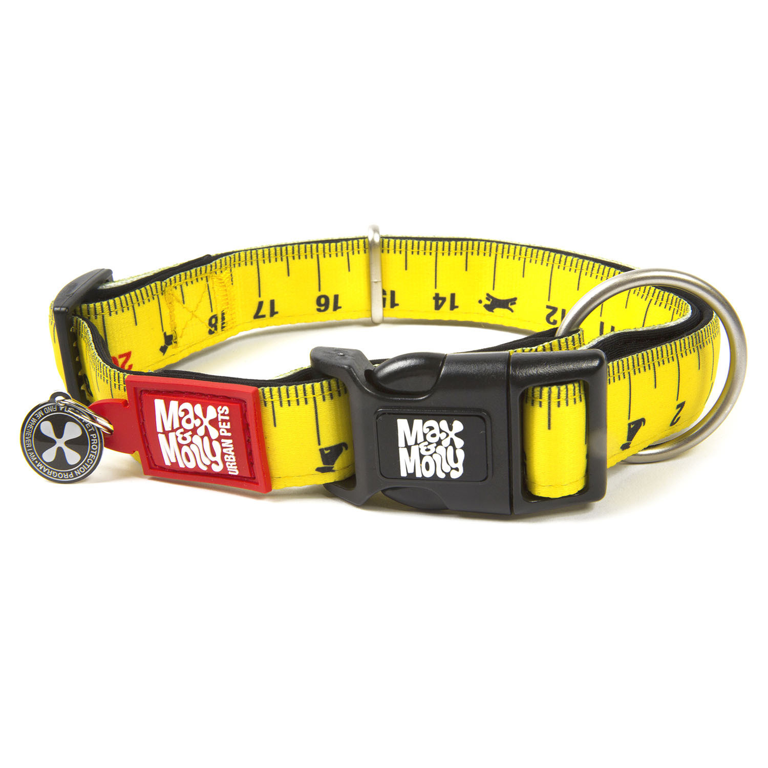Max & Molly Ruler Smart ID Large Dog Collar